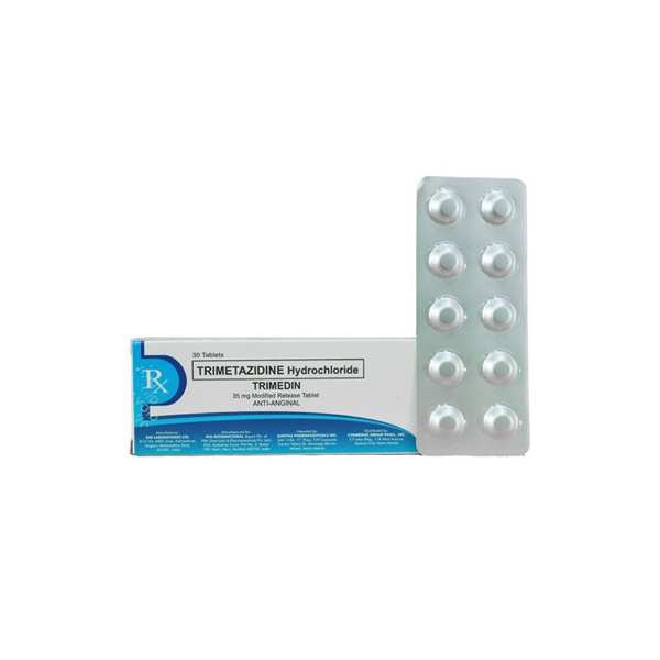 TRIMEDIN Trimetazidine Hydrochloride 35mg Modified-Release Tablet 30's ...
